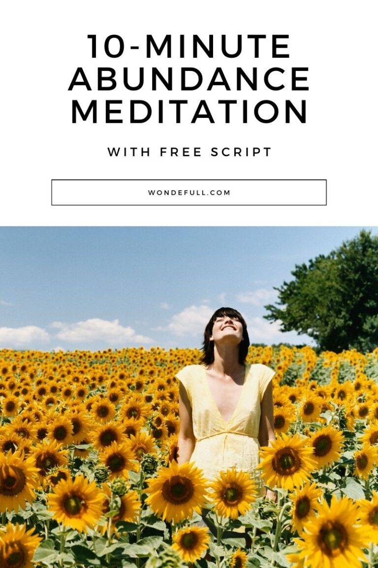 Elevate You Mind And Life: A Quick 10-min Abundance Meditation - Wondefull