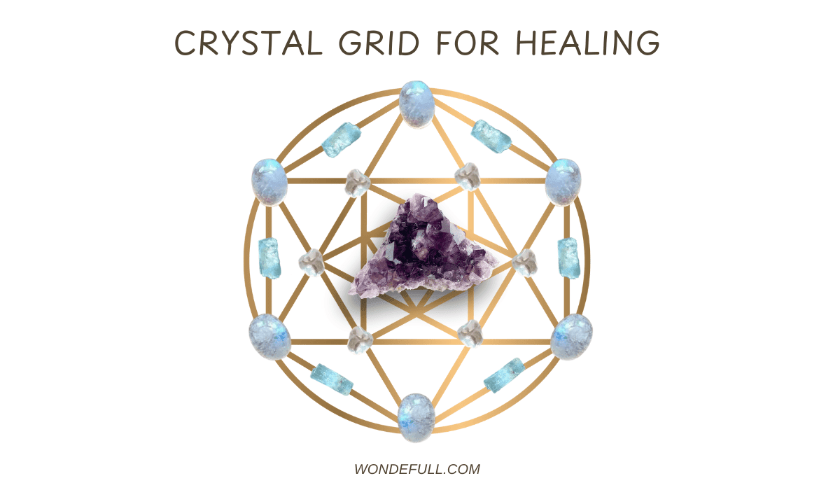 How To Create a Powerful Crystal Grid For Manifestation Triumph - Wondefull